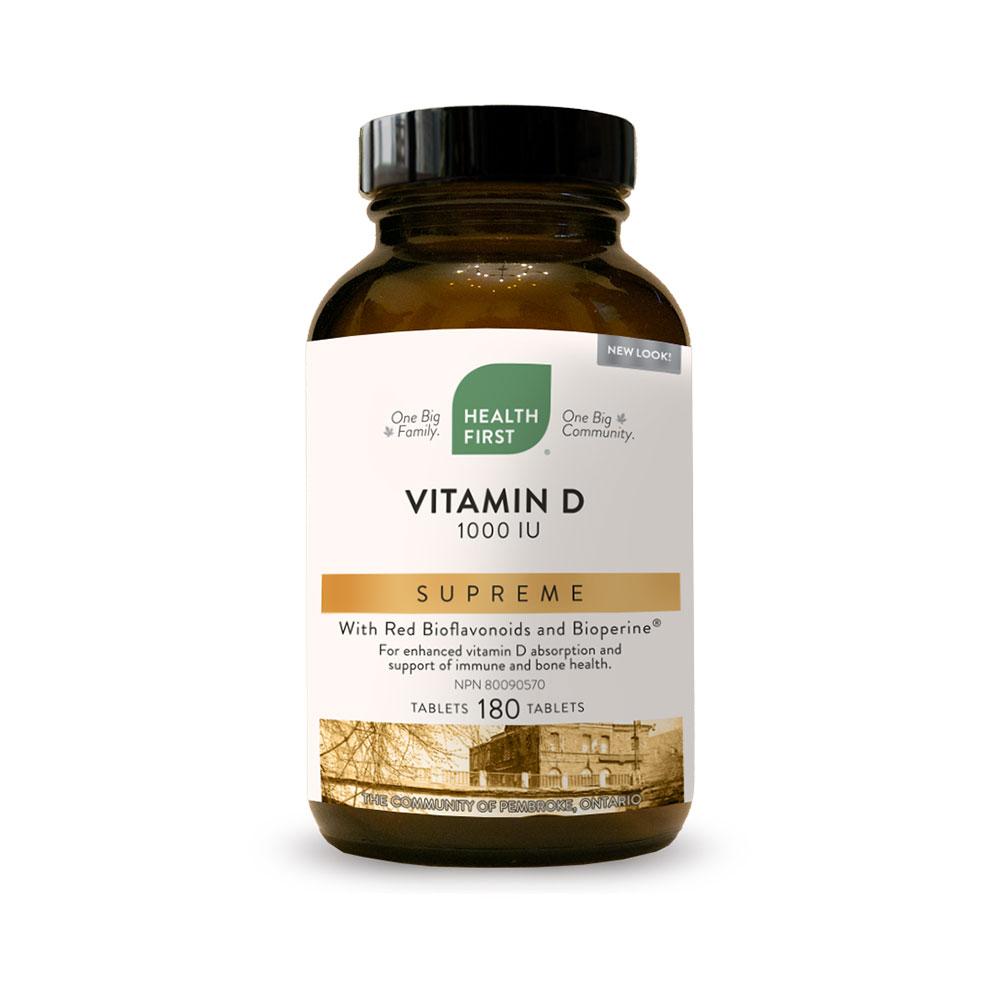 HF - Vitamin D Supreme, 180 tablets – L'Amie de la santé